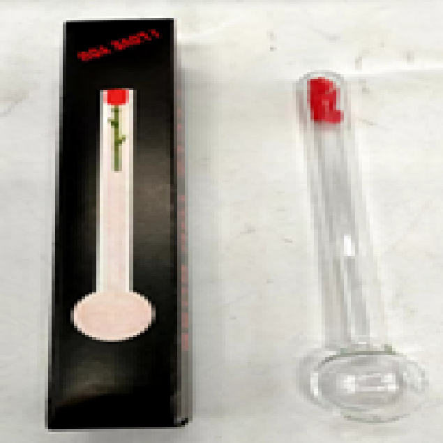 Love Rose Glass Pipe Short 4"-24PCS/BOX – Jerry’s Distribution